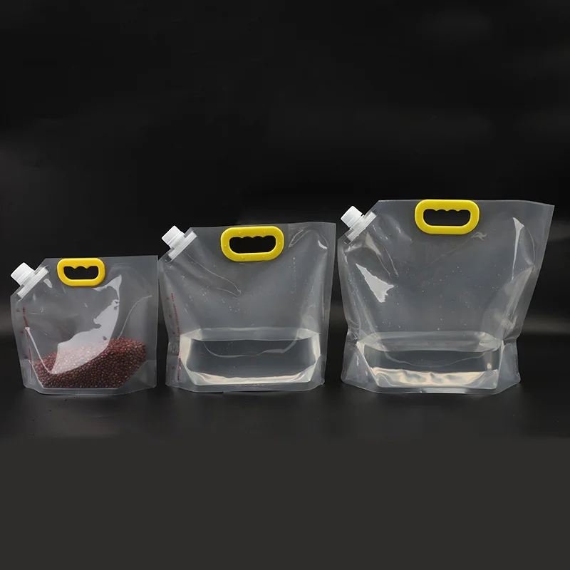 Large Beverage Bag 5l Plastic Water Stand Up Pouch With Spout Bag Juice ...