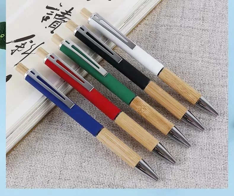 Eco Friendly Wood Bamboo metal Pen Custom laser logo pen with logo ball pen| Alibaba.com