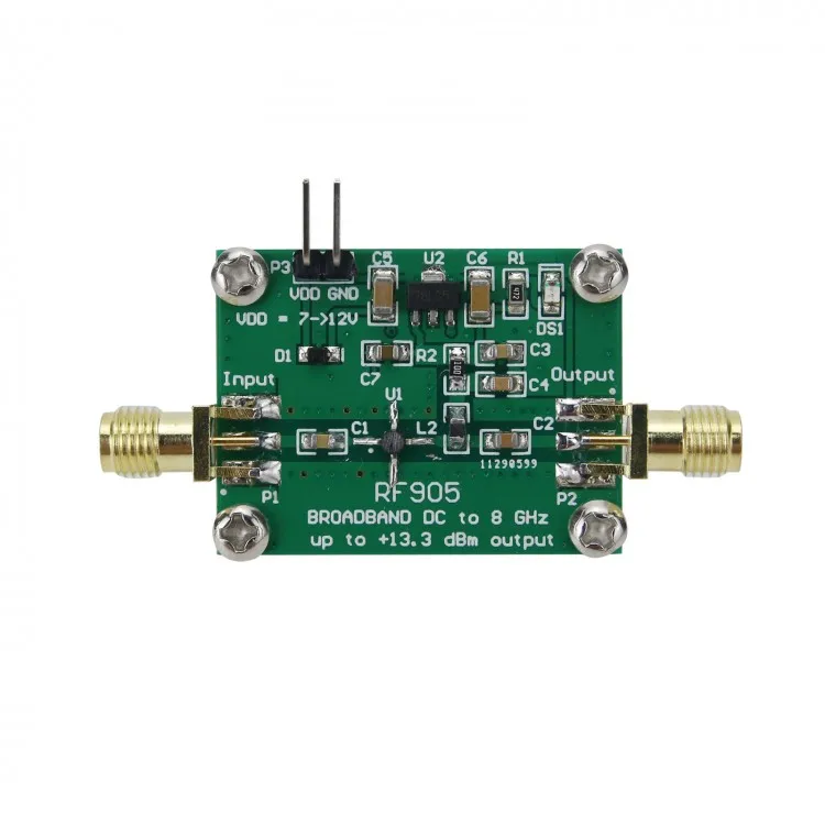 RF905 1mhz-8ghz RF Power Amplifier - 13.3dbm Output Power
