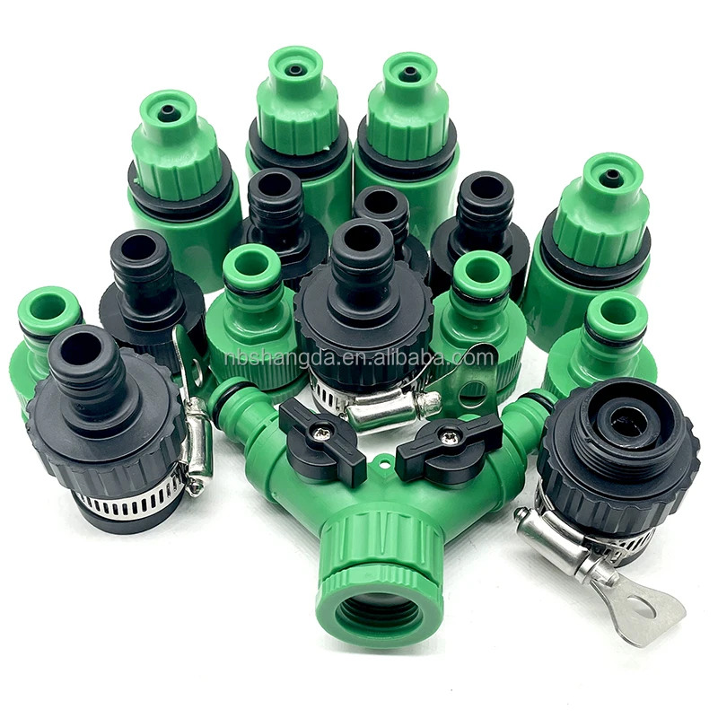 Garden Irrigation Tap Using 1/2" *3/4" Plastic Two Way Y Type Garden ...