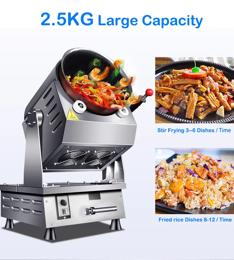 Shinelong Rotating Smart Robot Cooker - Automatic Cooking