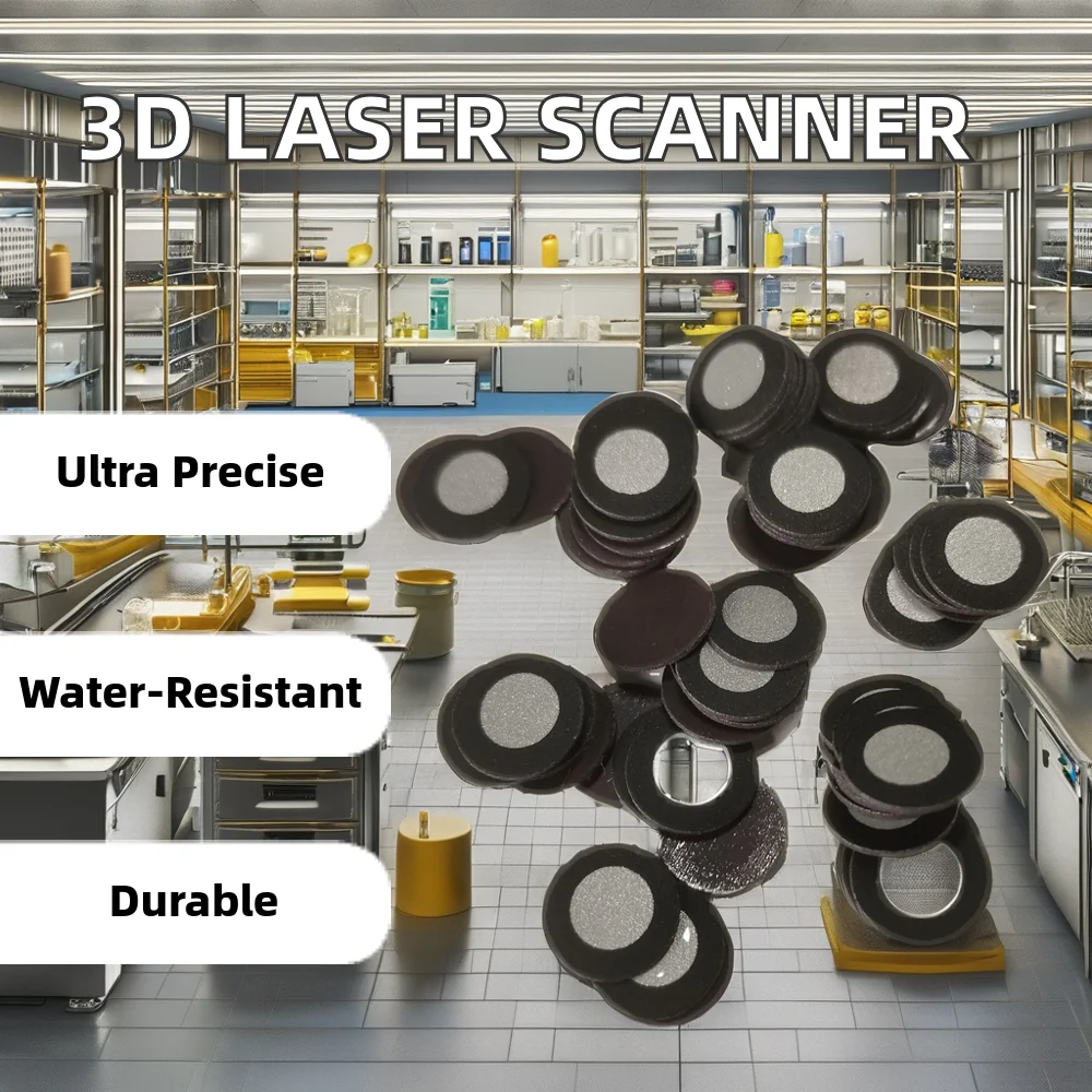 Handheld 3D Laser Scanner with High Reflective Marker Targets Magnetic ...