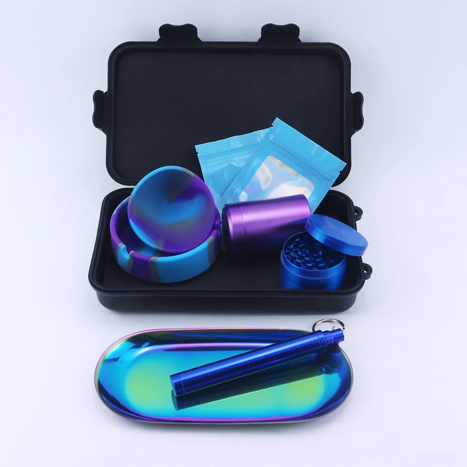 Custom Smoking Tool Kit Smoke Accessories 5 in 1 Set Tobacco Grinder ...