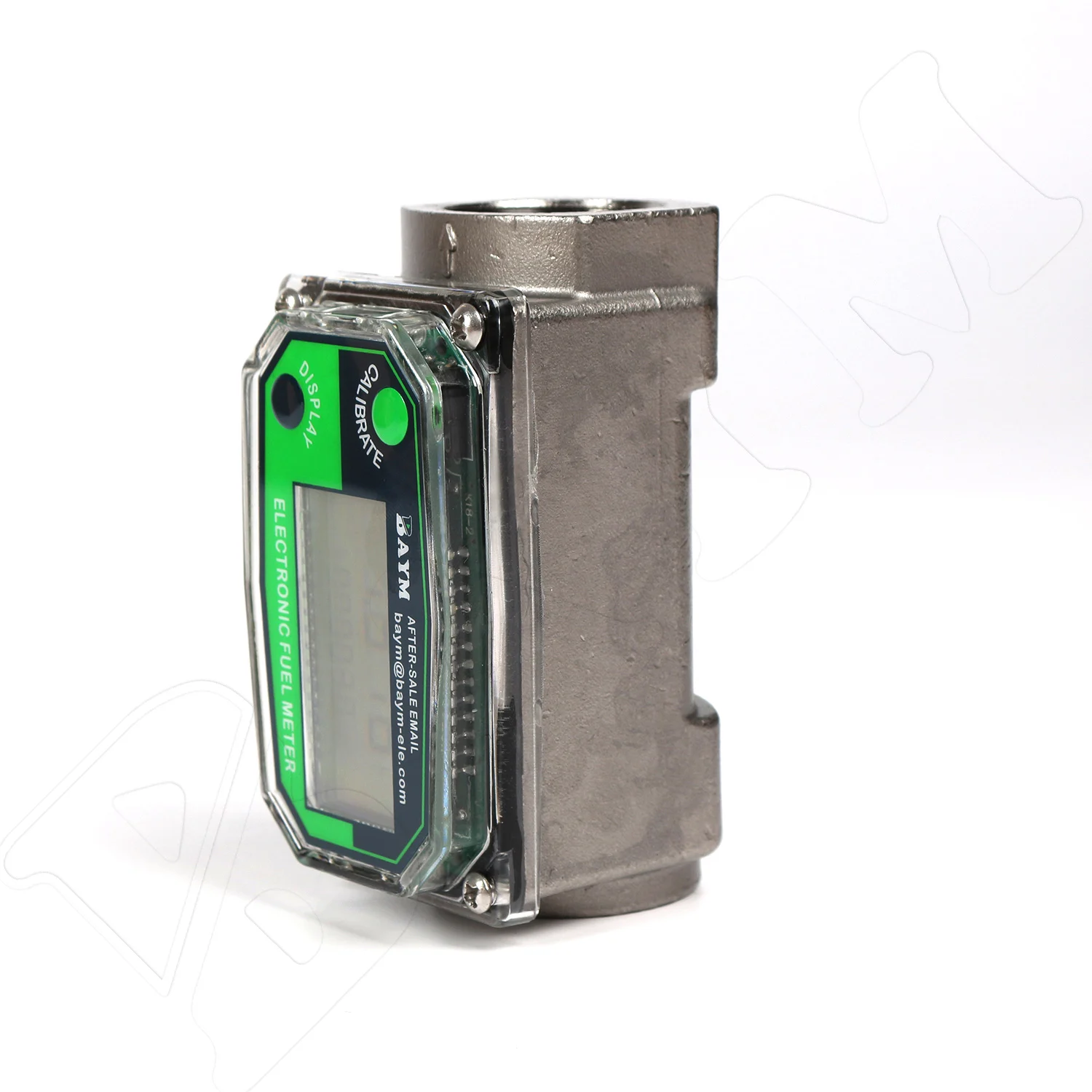 Turbine Flow Meter Fuel Flowmeter with LCD Display Oil Fuel Flowmeter 1 ...