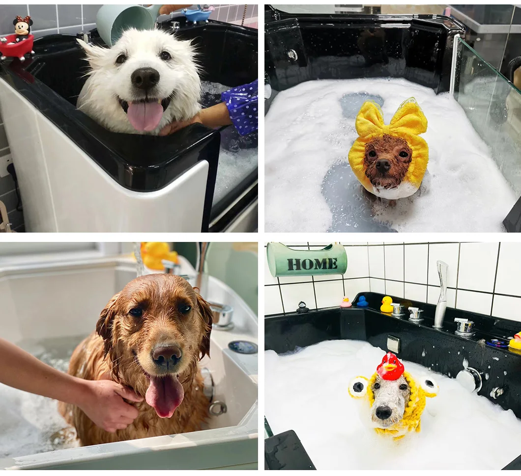 Acrylic Dog and Cat SPA Bath Tub with Ozone Therapy for Pet Grooming ...