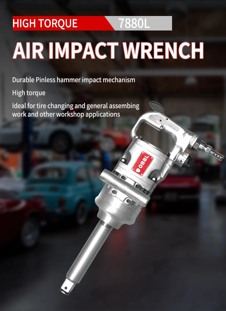 Obbl 1 Inch Heavy Duty Pneumatic Impact Wrench Gun Air Impact Wrench ...