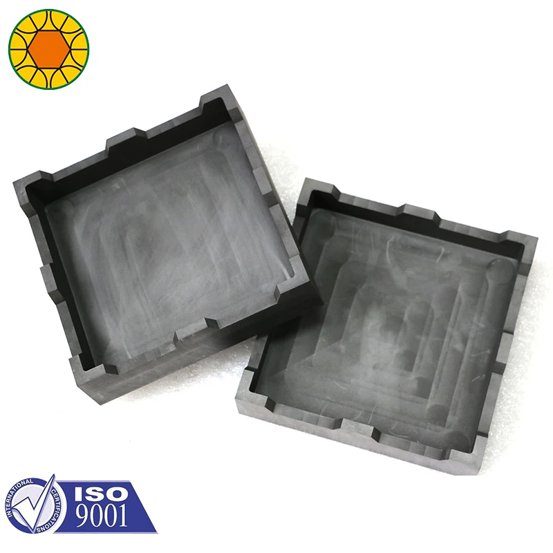 High Purity High Density Graphite Box Graphite Sagger Graphite Boat ...