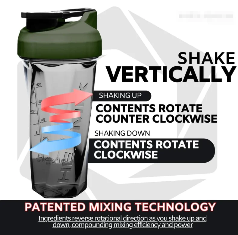 HELIMIX Vortex Shaker Cups - Custom Design & Mixing Ball
