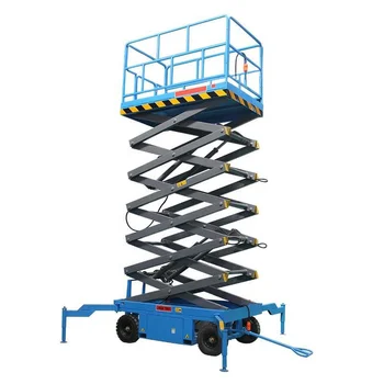Mobile Hydraulic Elevator Scissor Lift Table Aerial Work Platform 8m ...