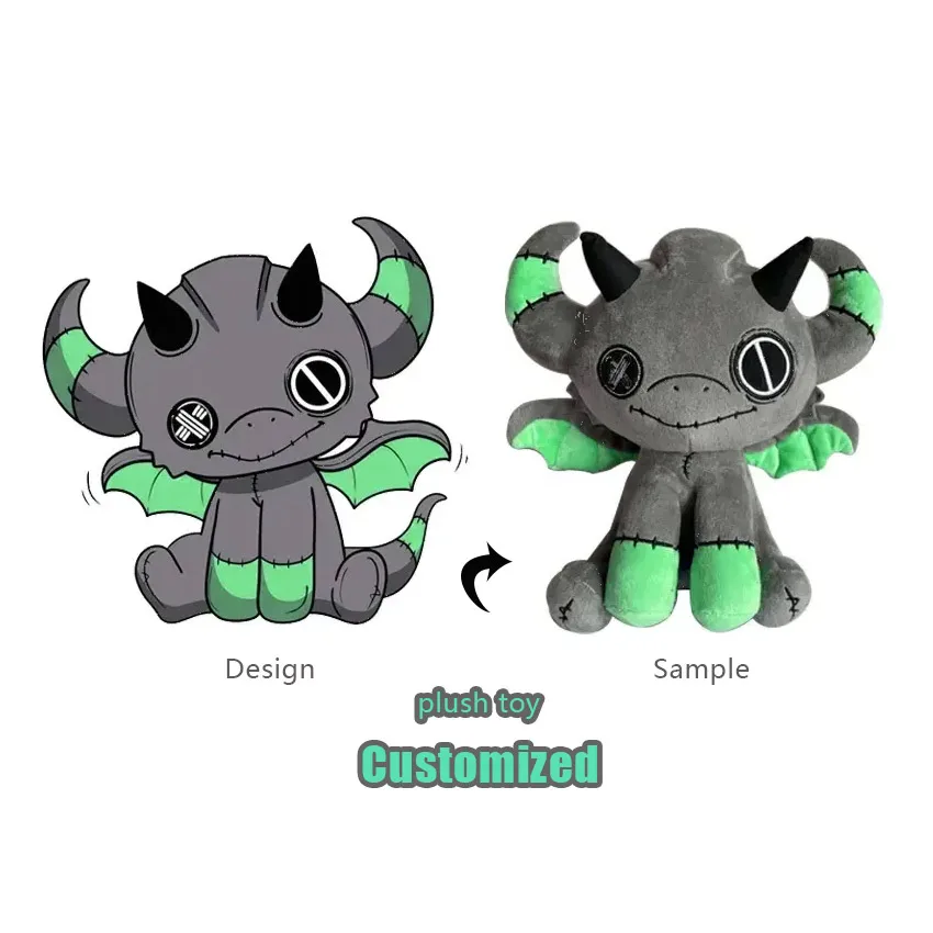 Custom Made Plushies with Logo Plush Toys Manufacturer Case Soft ...