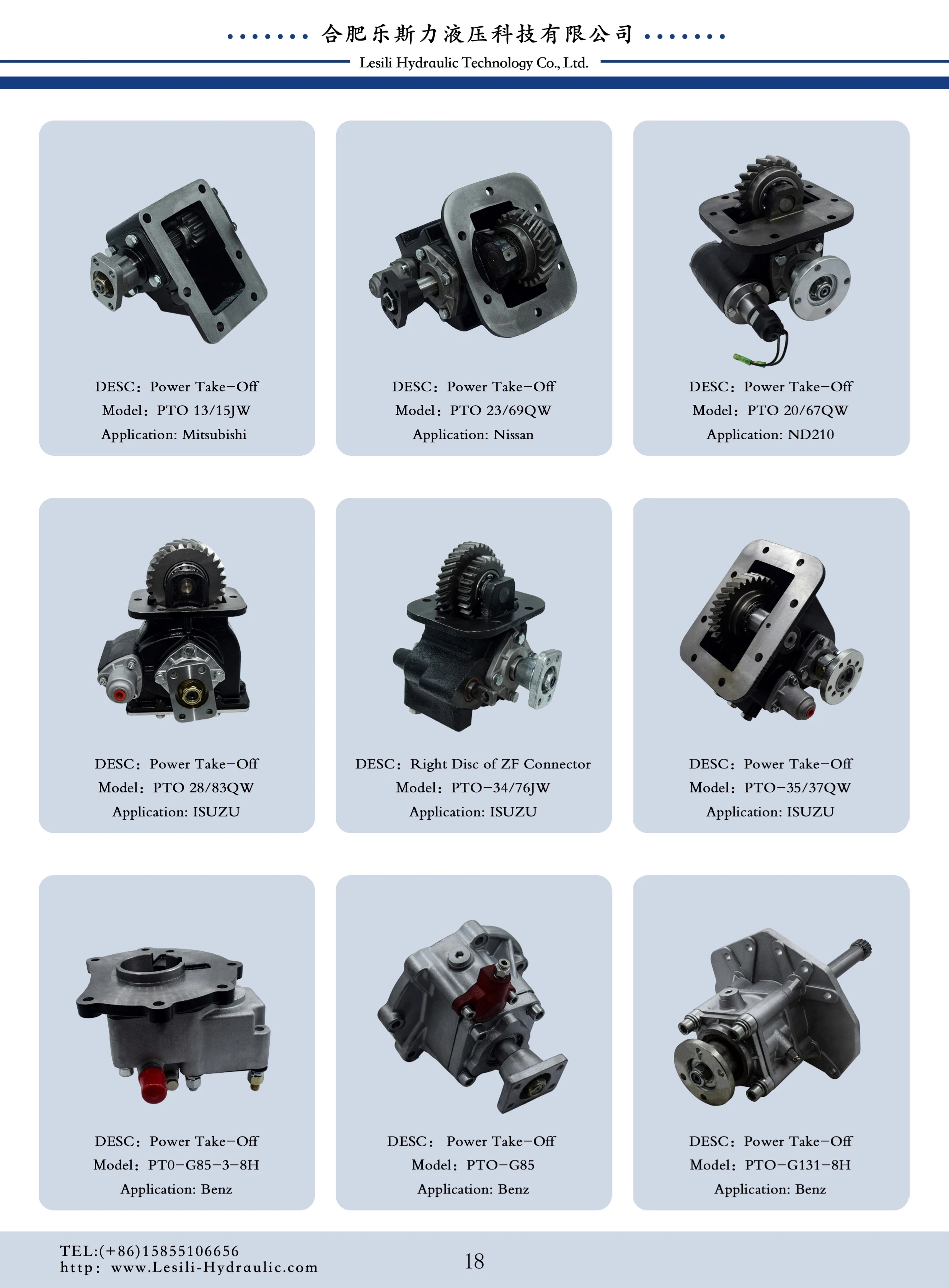 Canter MYY5T Hydraulic Pto Gearbox Power Take-Off Gearbox for NKR71 ...