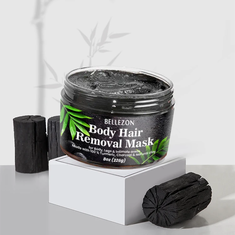 Wholesale Painless Body Hair Removal Mask Charcoal Depilatory Mask Hair ...