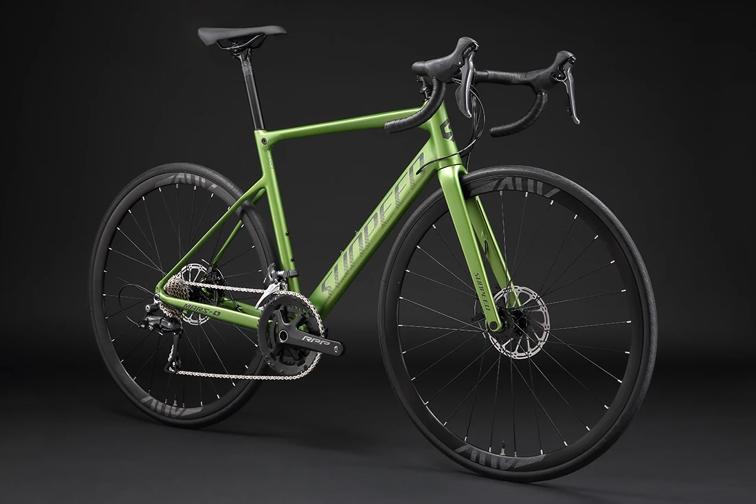 SUNPEED Road Bike - 700C Wheels, 16 Speed Disc Brake