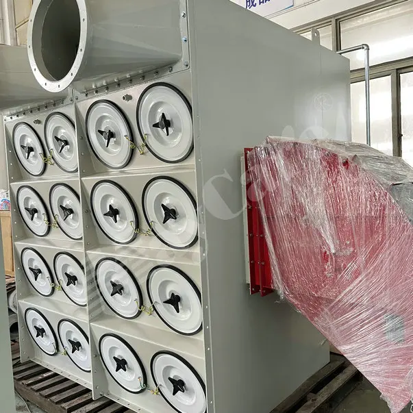 Cartridge Filter Industrial Dust Collector For Plasma Fume Indoor ...