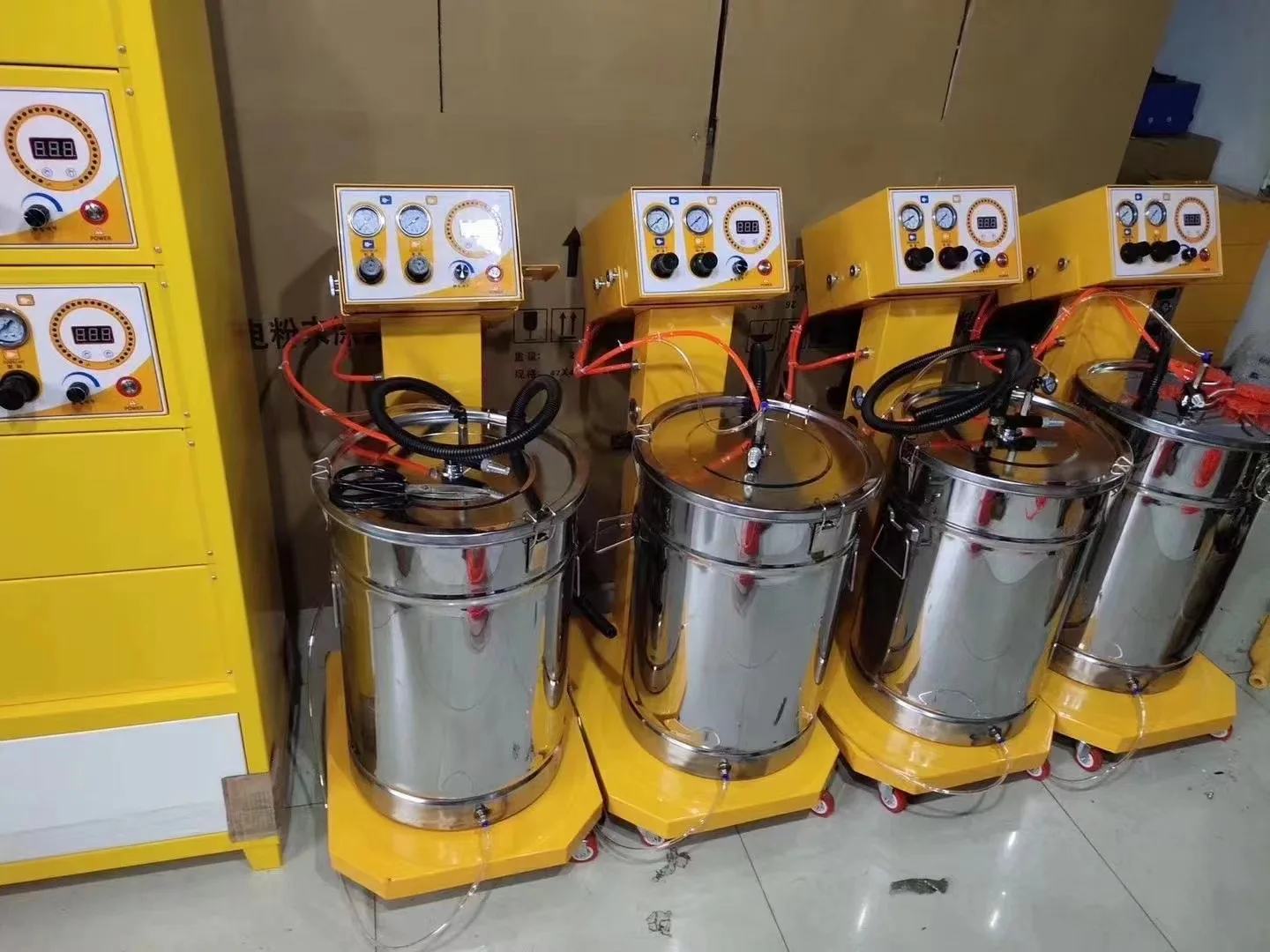 Manual Electrostatic Powder Coating Mahine With Manual Spray Gun ...