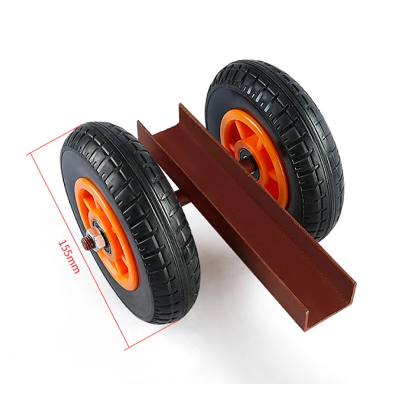 Heavy Duty Stone Handling Trolley - Manual & Rubber Wheels