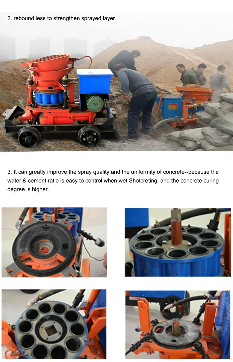 Efficient Concrete Spraying Equipment - PZ-3 Shotcrete Machine