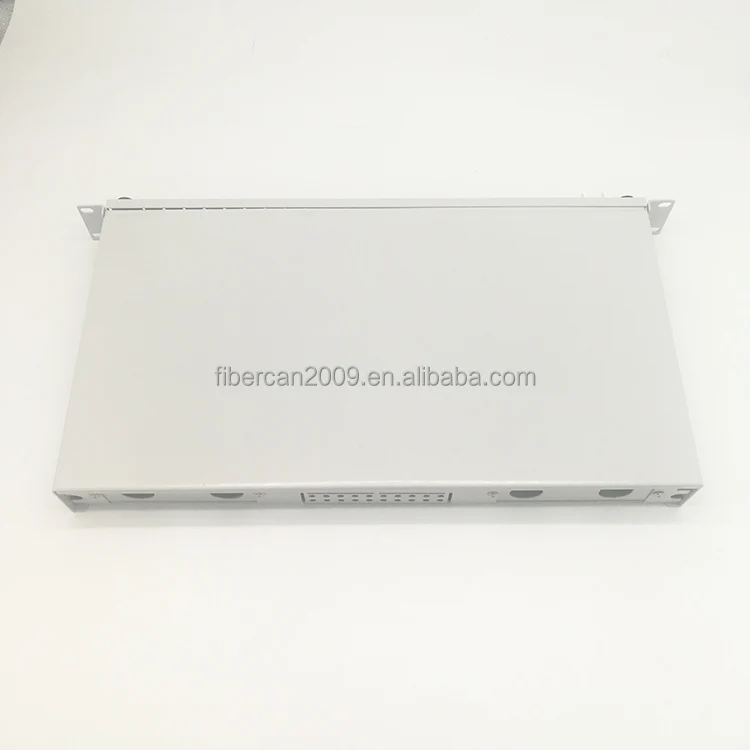 Fibre Optic Patch Panel 48 Port Optical Fiber 48 Cores SC 1u Rack ...