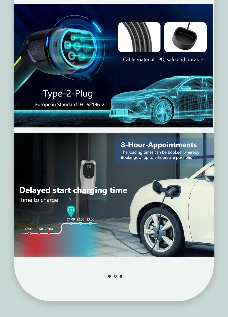 Portable Ev Charger 16a Charging Station Home Ev Level 2 - Buy Level 2 Portable Black Ev Charger ...