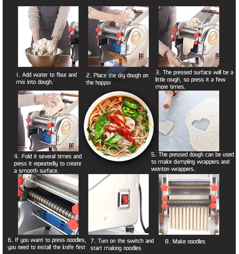 Good Stability Instant Noodle Making Machine Korean Noodle Making ...