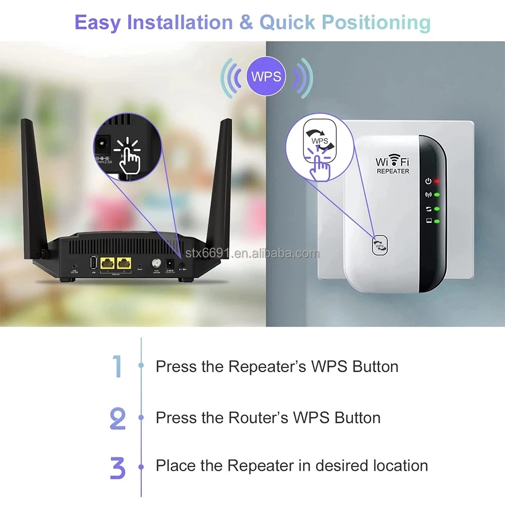Wireless-n Wifi Repeater - Amplify Signal, Boost Speed