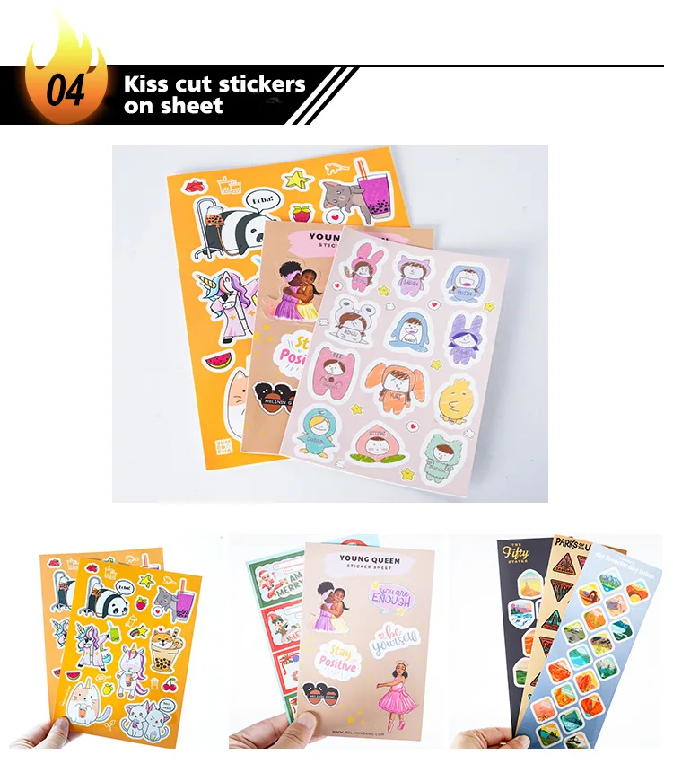 Company Design Labels Cartoon Waterproof Sticker Logo Adhesive Label ...