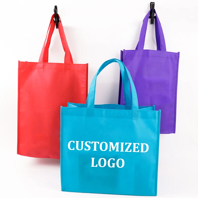 Custom recyclable reusable polypropylene laminated shopping non woven ...