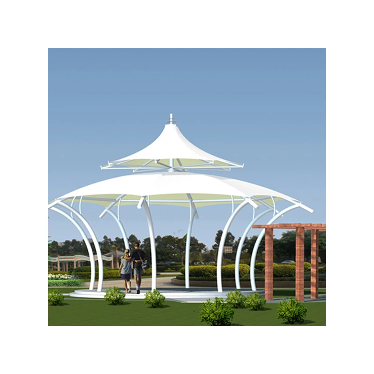 Modern Style Waterproof and Thermal Insulation Park Pavilion Membrane ...