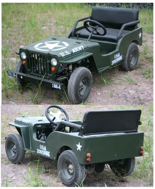 Mini Jeep with CE - Gas/diesel Fuel - 110CC Displacement