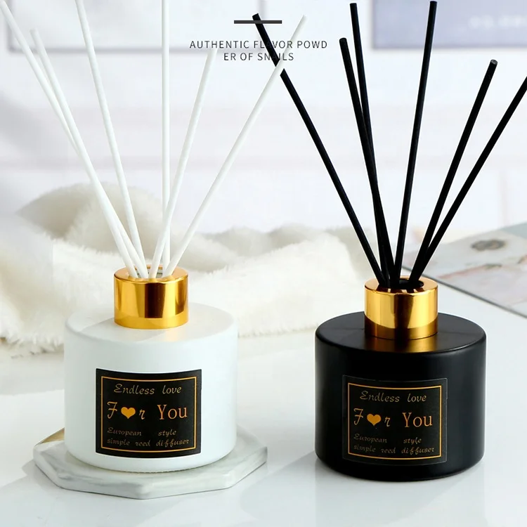 New Design 50ml 120ml 200ml White Black Aromatherapy Reed Diffuser ...