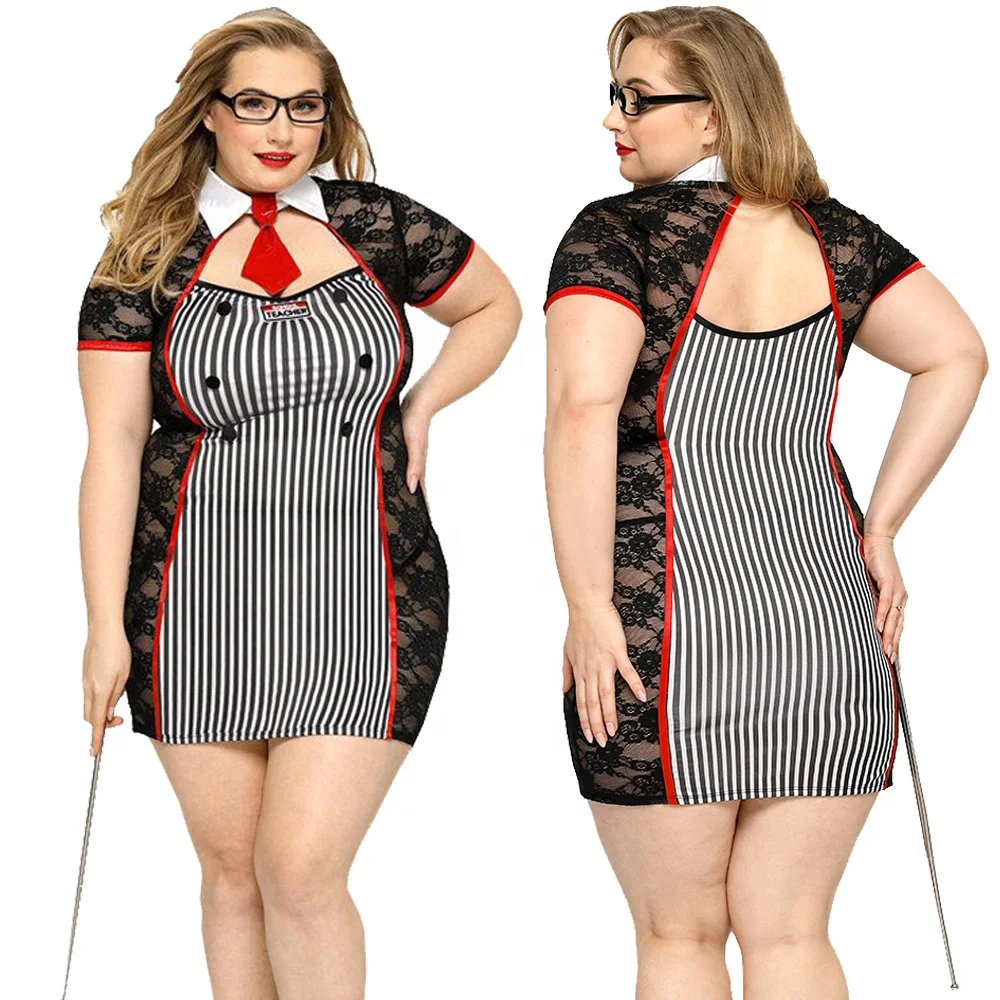 Sexy Party Night Club Wear Plus Size Sexy Halloween Costumes Teacher