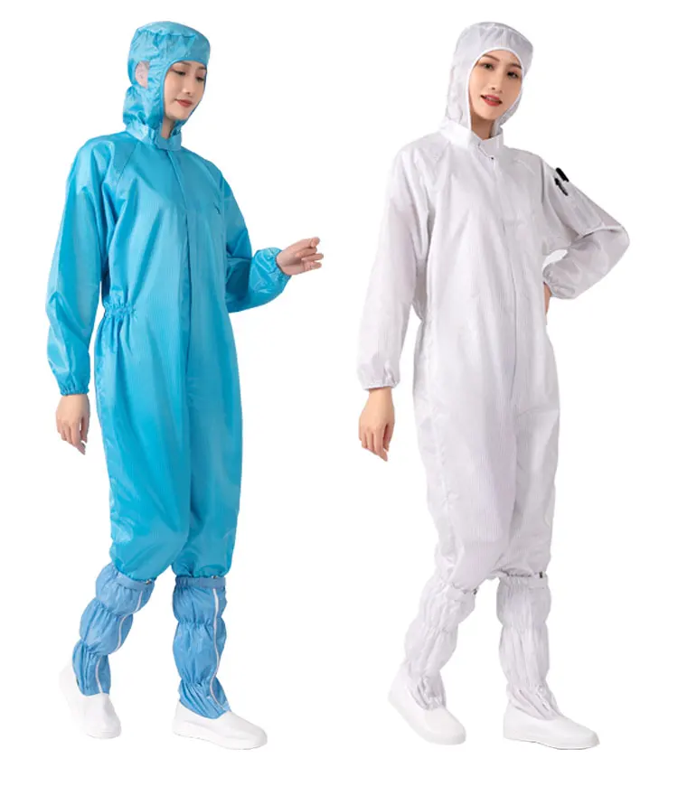 Reusable Lab Polyester Esd Lab Coat Anti-static Clothing Cleanroom ...