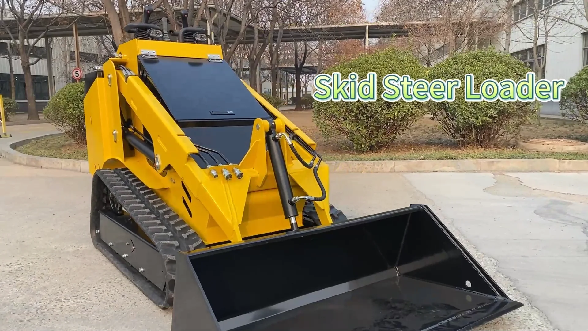 Earth Moving Machinery Rippa Skidsteer Tracked Front End Loader Mini Crawler Skid Loaders For ...