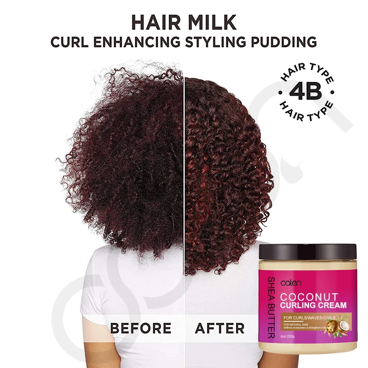 Natural Frizz Control Curl Defining Cream for Curly Hair