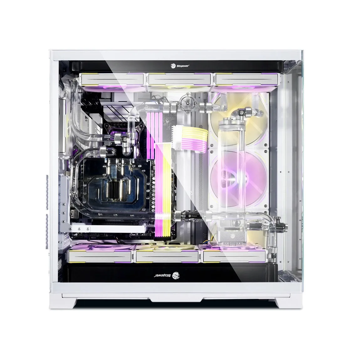 New Full Tower Computer Case LIAN LI O11 Dynamic EVO XL WHITE PC Gaming ...