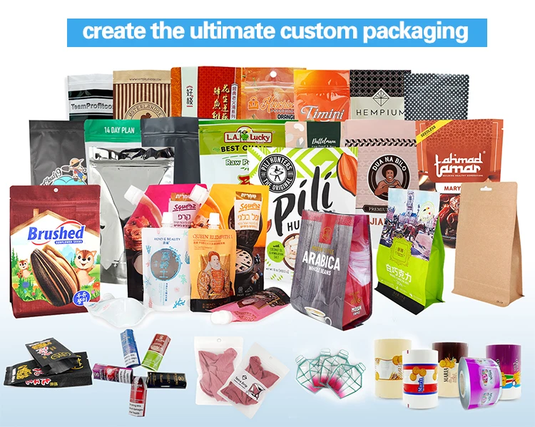 Custom Printed Biodegradable Ice Lolly Cream Popsicle Wrapper Packaging ...