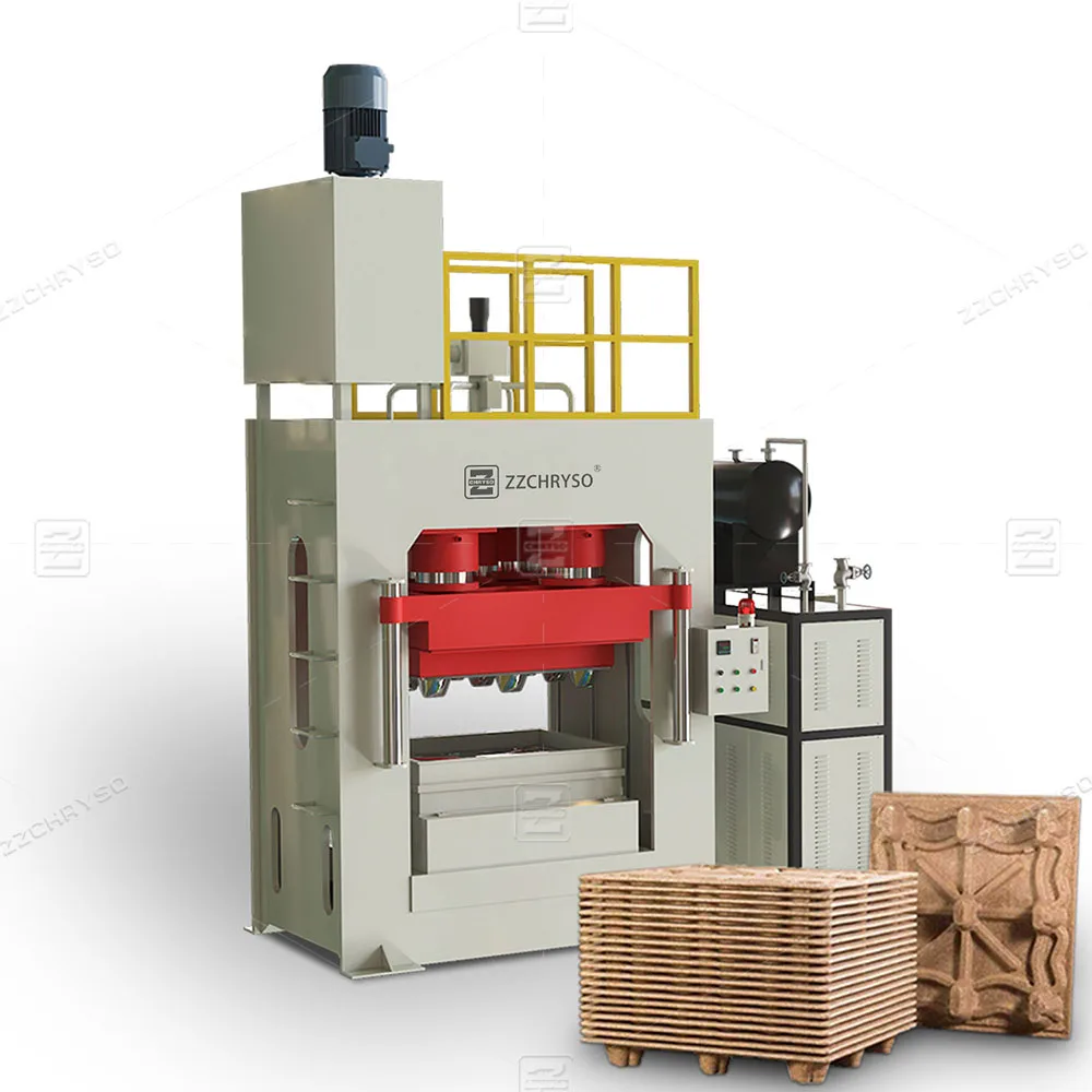 High Pressure Compress Wood Pallet Press Machine For Presswood Pallet ...