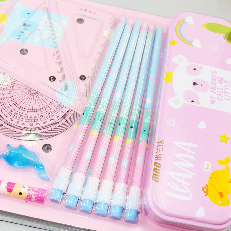 Primary School Cartoon Stationery 15 Sets Of Children's School Supplies ...