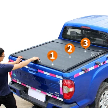 Hard Aluminum Retractable Roller Lid Shutter Tonneau Cover For ...