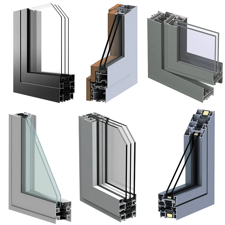 Aluminium Window Frame Design Extrusion Profile For Windows And Doors ...