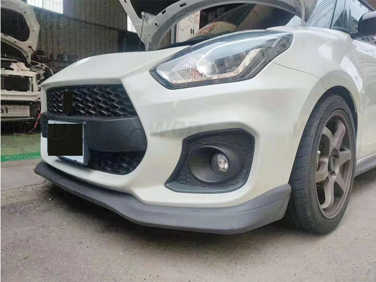 Suzuki Swift ZC33S Carbon Fiber Front Lip Splitter & Canards