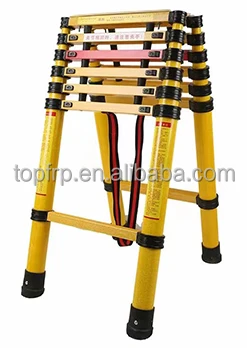 Insulation Ladder High Voltage Telescopic Fiberglass Frp Tool Box ...