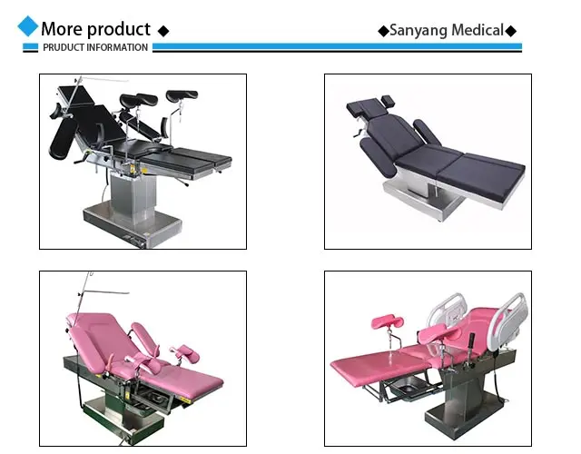 Gynaecological Examination Bed With Stirrups Manual Gynecological Chair ...