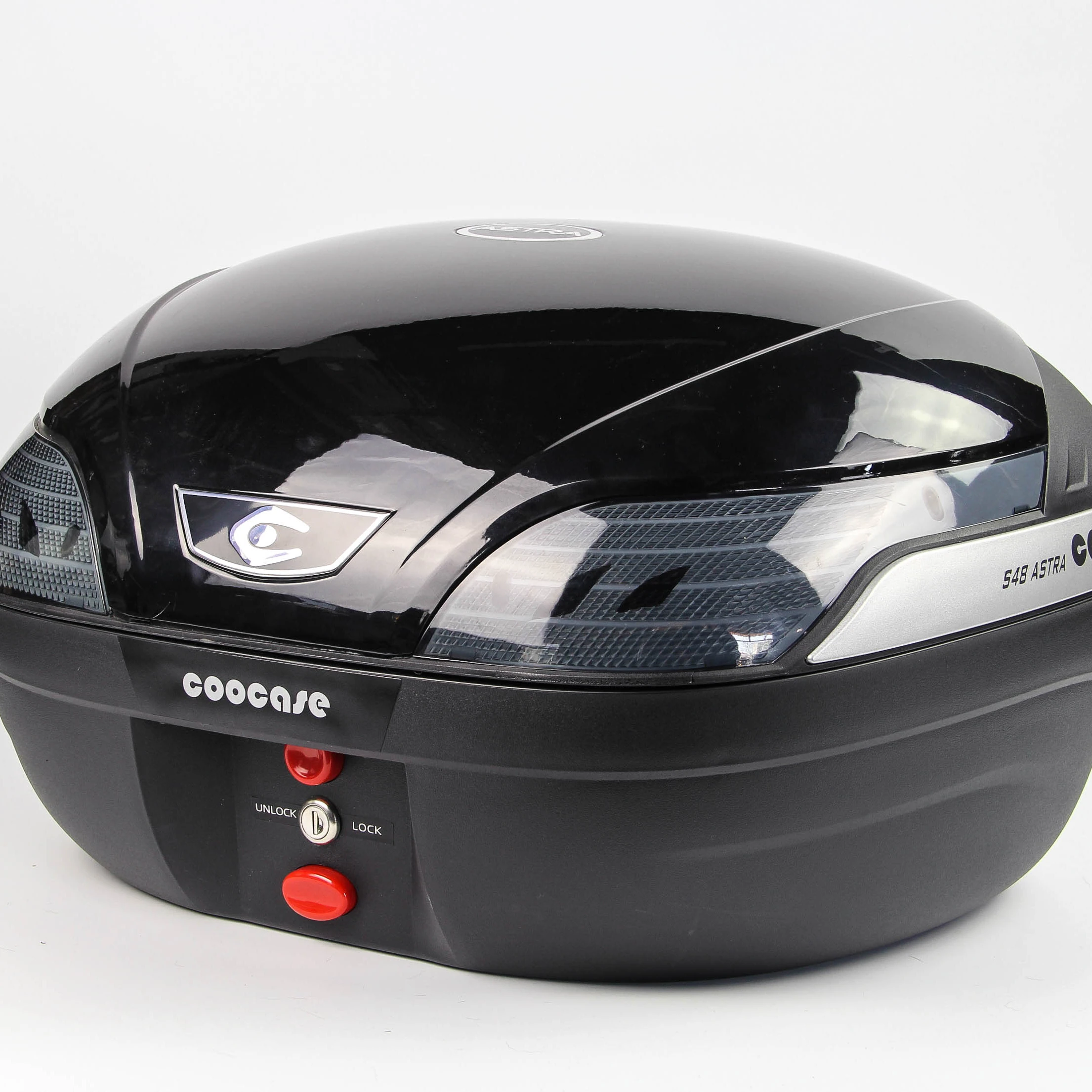 coocase 48L Plastic motorcycle tail box Astra S48 Universal Tail box ...