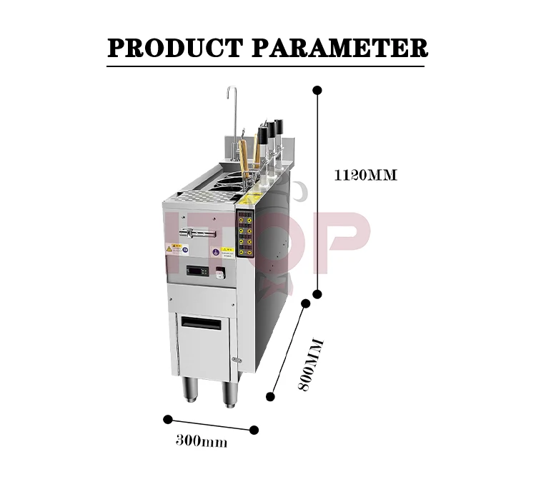 6 Heads Automatic Lift-up Electric Noodle Cooker Commercial Noodle Boiler Machine Pasta Cooker