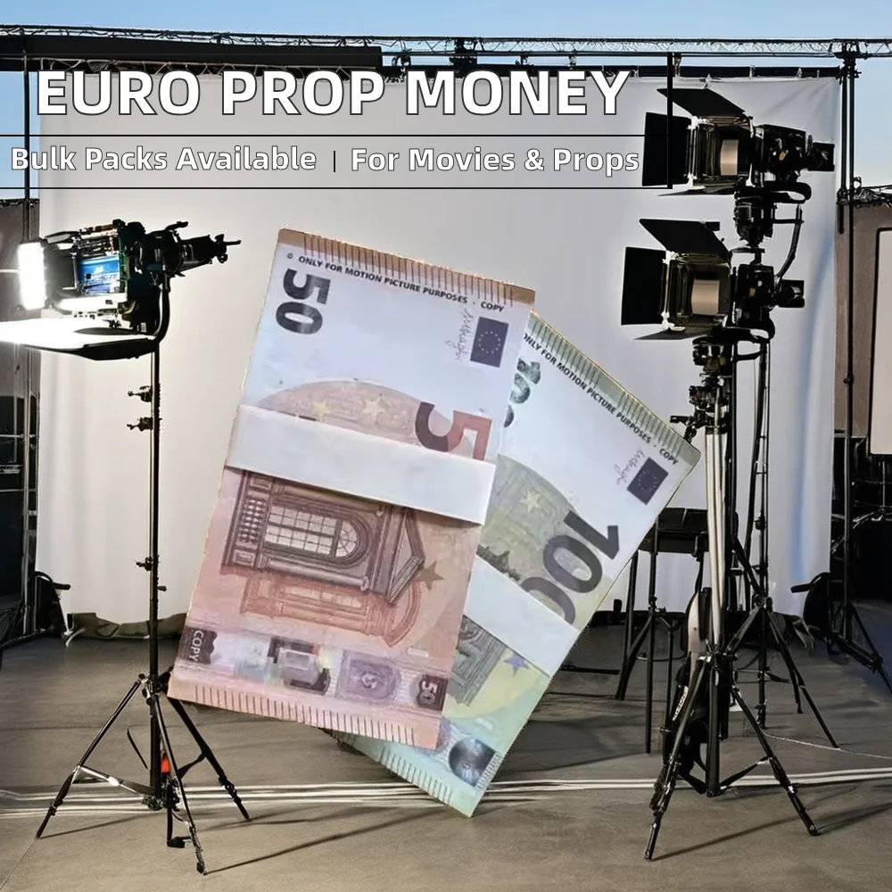 High Quality Custom Euro Prop Money for Movie Video Party Decorations ...