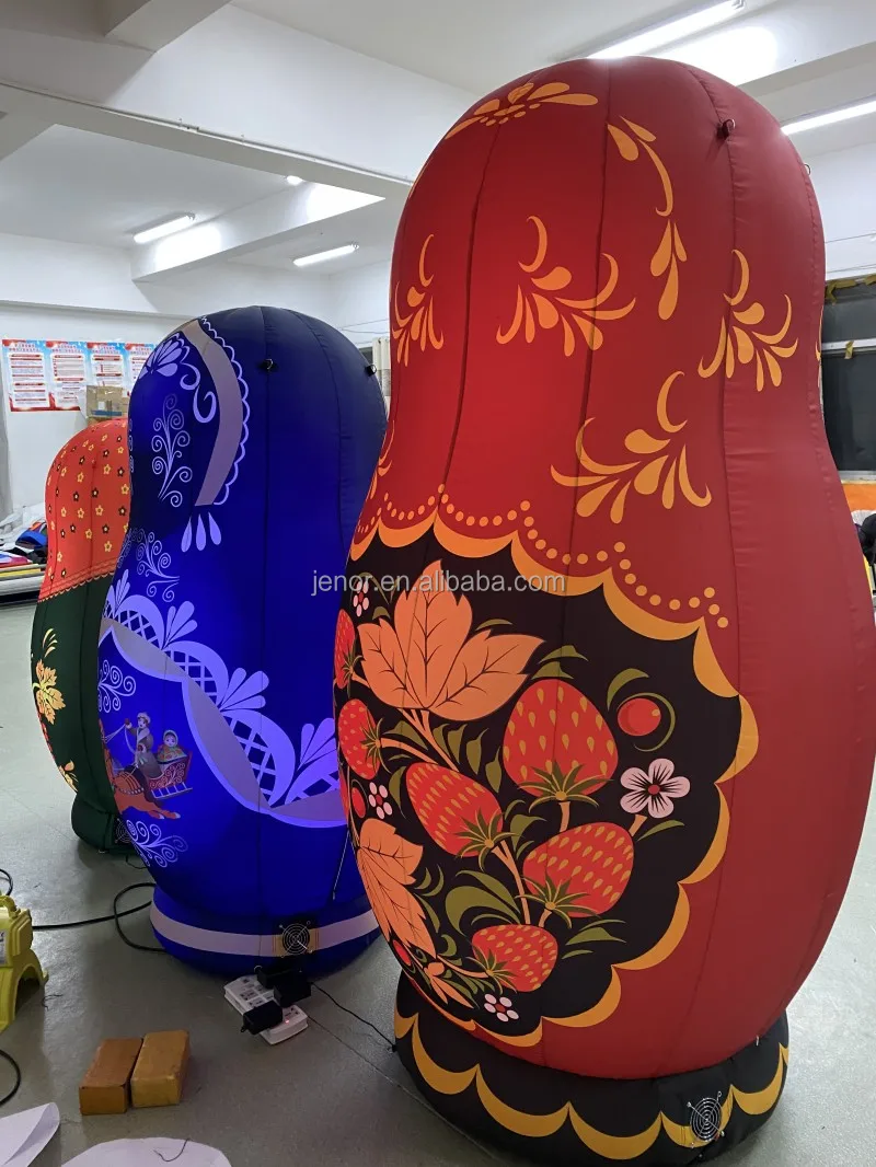 Inflatable Matryoshka Doll - Customizable Party Decoration