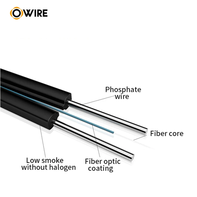Owire OEM Fiberhome YOFC 1core 1km FTTH Optical Fiber Cable