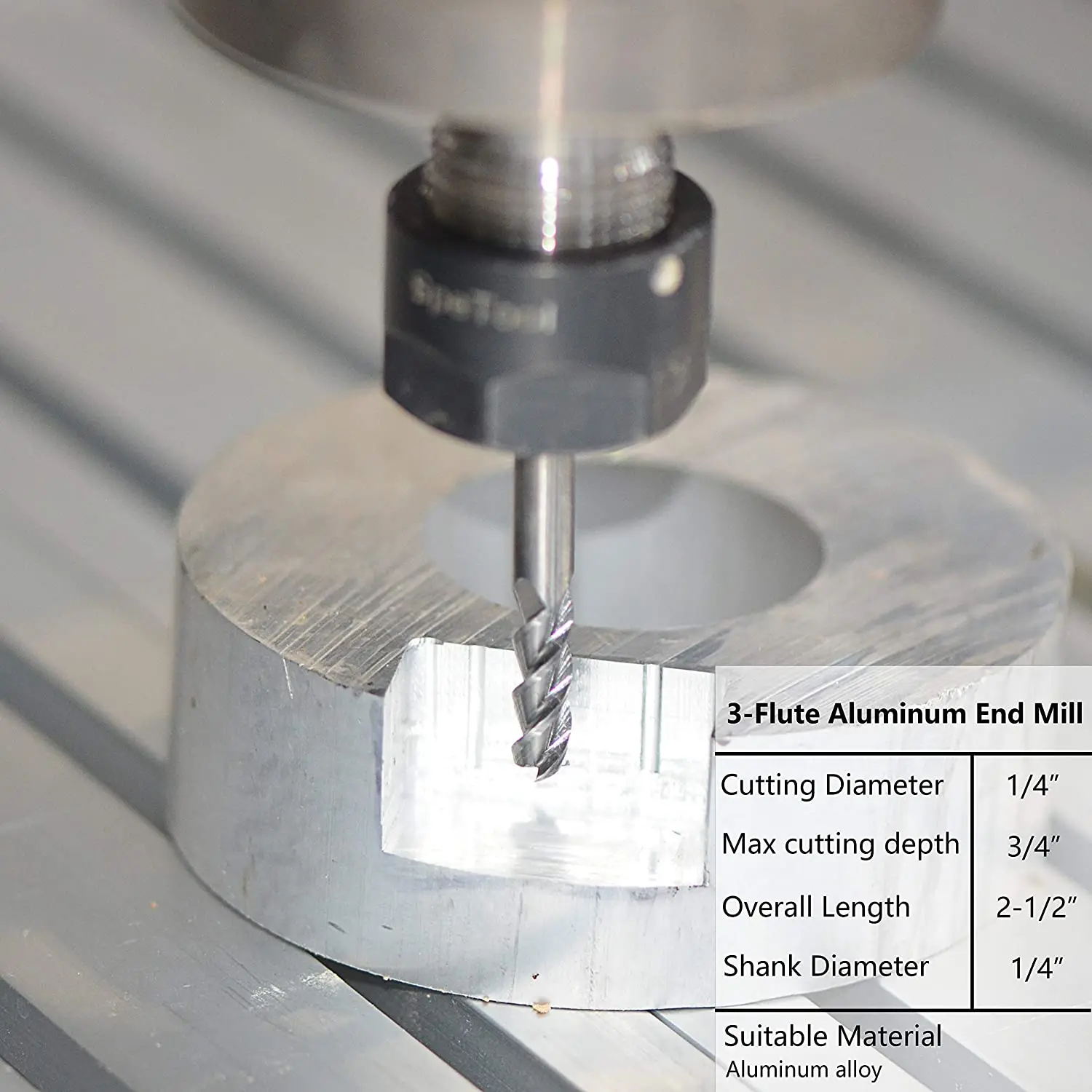 D4 D6 D8 D10 D12 CNC 45/55/65HRC End Mills - Precision Cutting