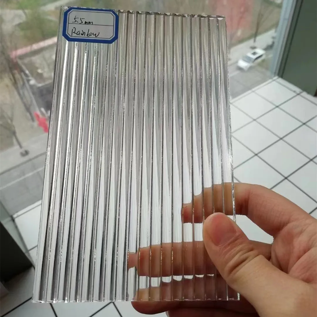 Temperable Decorative Wavy Spotlight Spotlight Optimax Reed Pattern ...